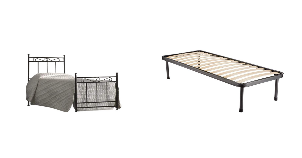 Letto Singolo in Ferro BATTUTO, Modello Rita, Vari Colori, 100% Made i ...